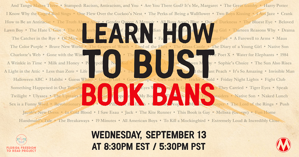 JOIN MomsRising to learn how to BUST book bans! | MomsRising