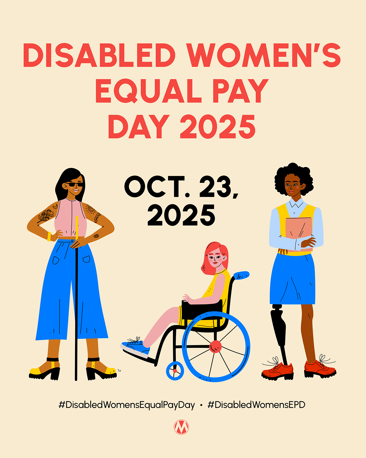 Today we stand with women with disabilities demanding fair pay ...