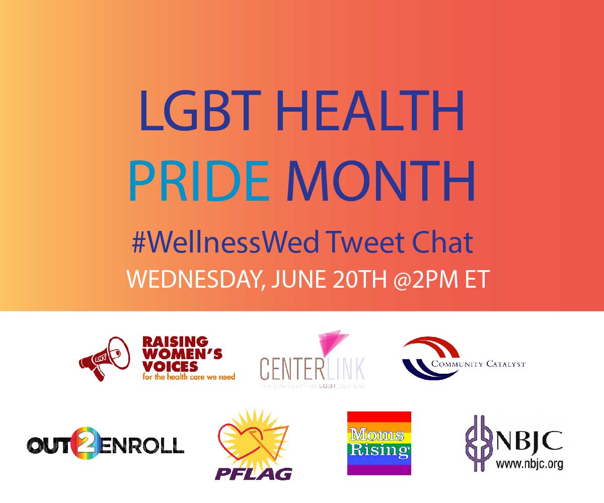 Join us Wednesday for a chat about Pride Month and LGBTQ Health ...