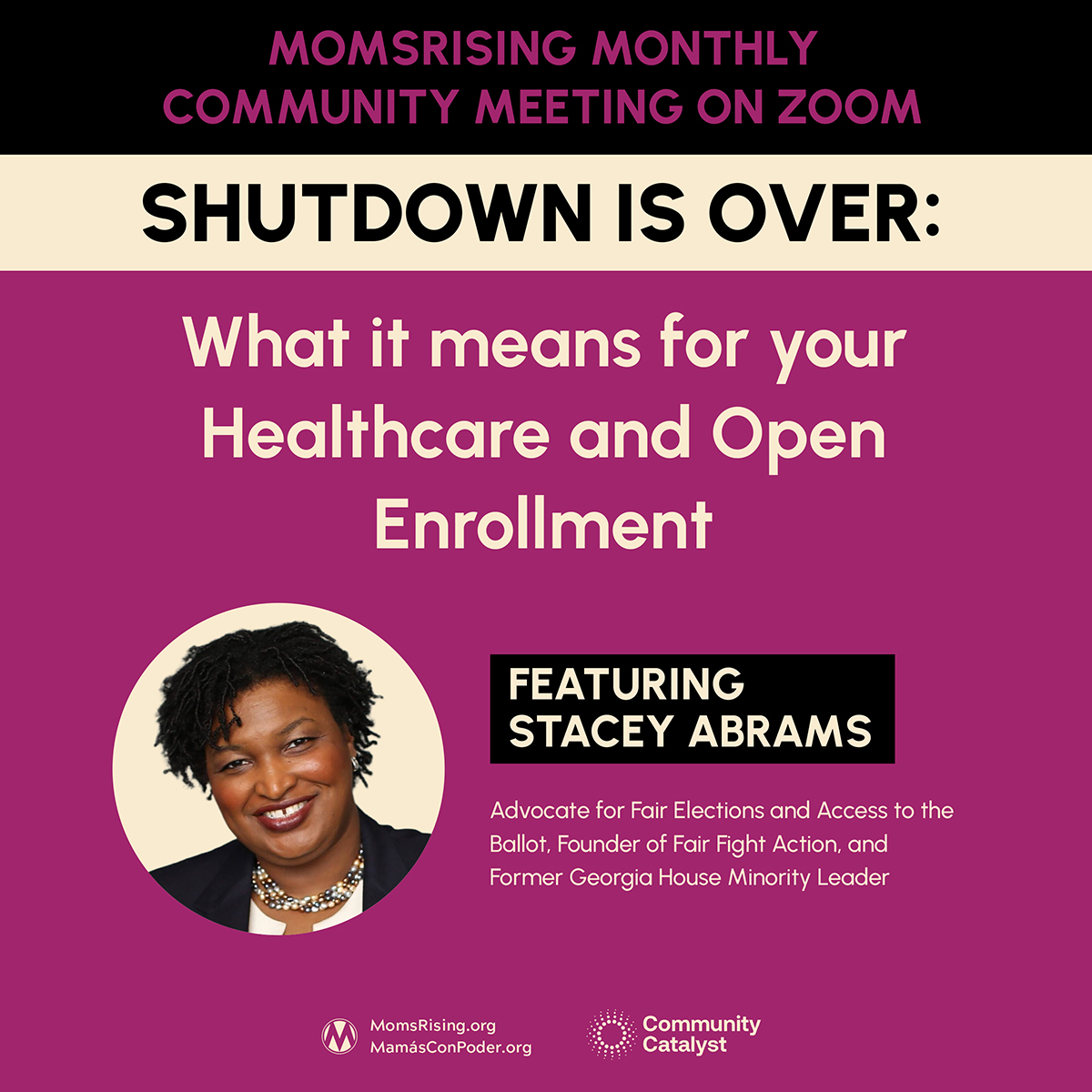 In case you missed it: MomsRising's November Community Meeting | MomsRising